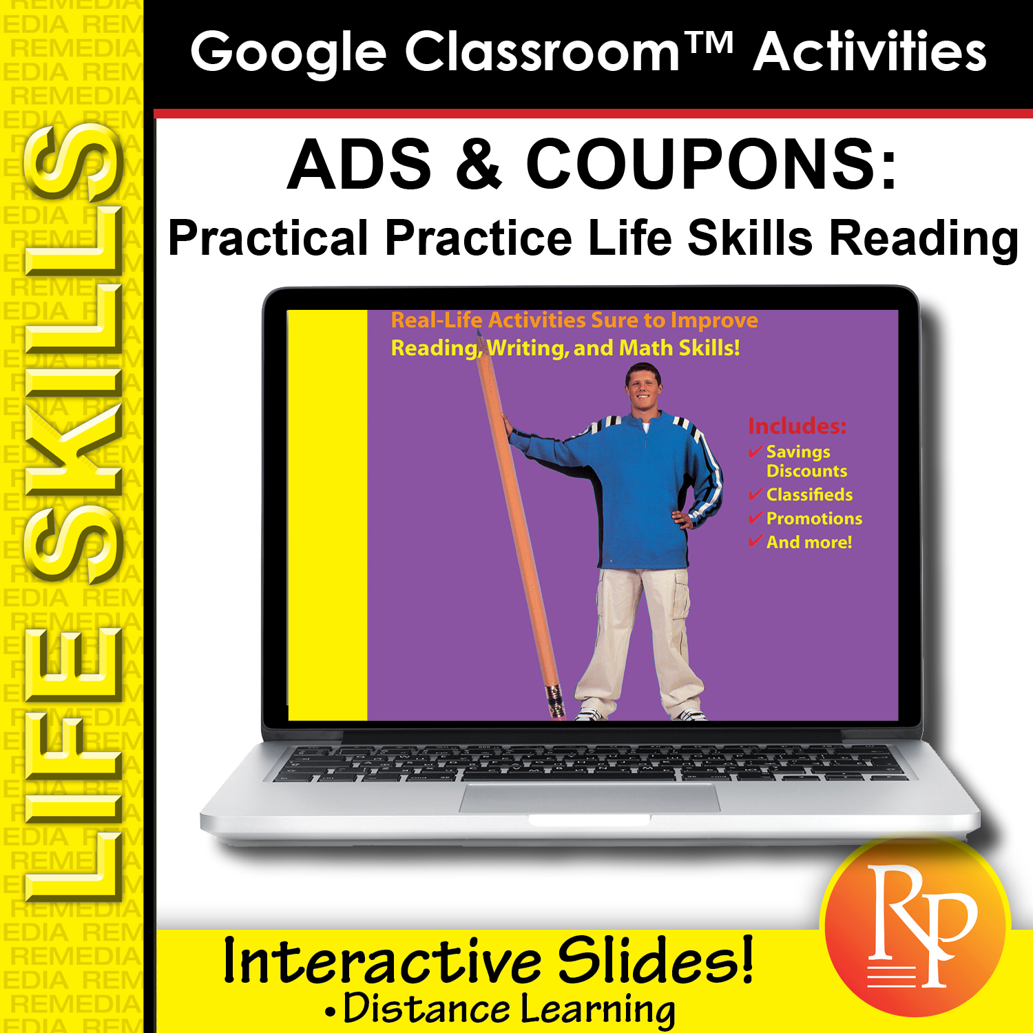 Google Slides: ADS & COUPONS: Practical Practice Reading & Life Skills